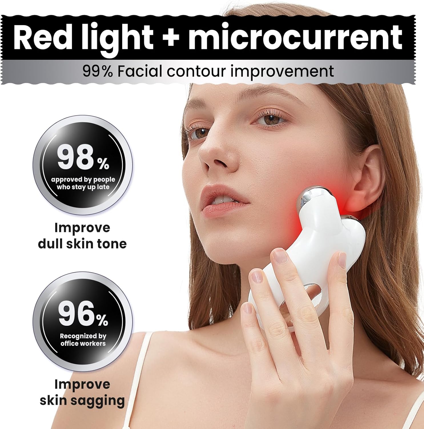 Luvisti Microcurrent Facial Device – Latest Red Light Technology For ...